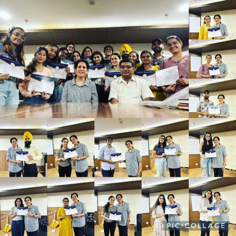 Internship Programs - Dr. Ruby Ahuja